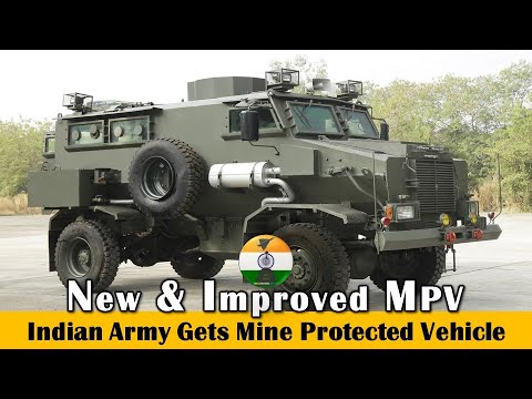 Indian Army gets new Improved Mine Protected Vehicle (MPV) - YouTube