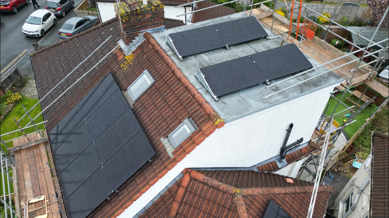 Flat Roof solar system. How to Install! - YouTube