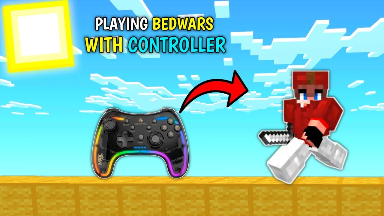 PLAYING BEDWARS WITH CONTROLLER [ OP GAMEPLAY ] - YouTube