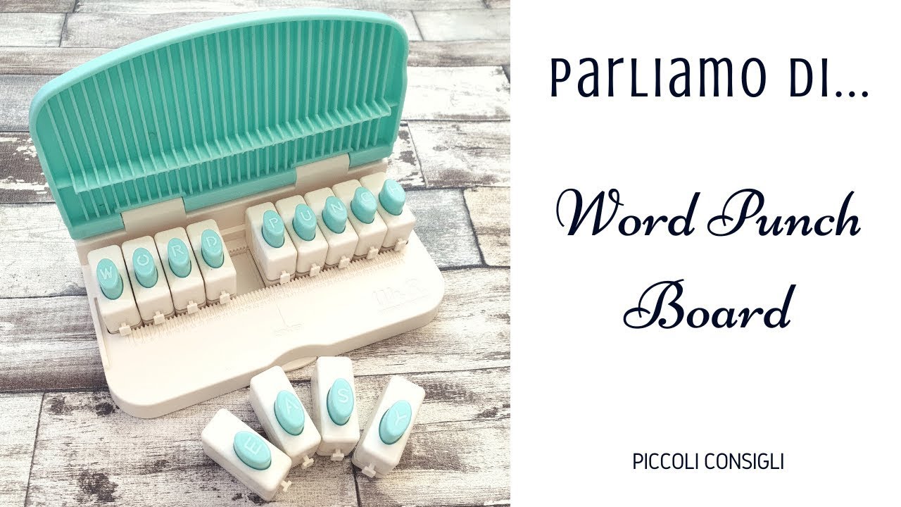 Utilizzo Word Punch Board: consigli - YouTube