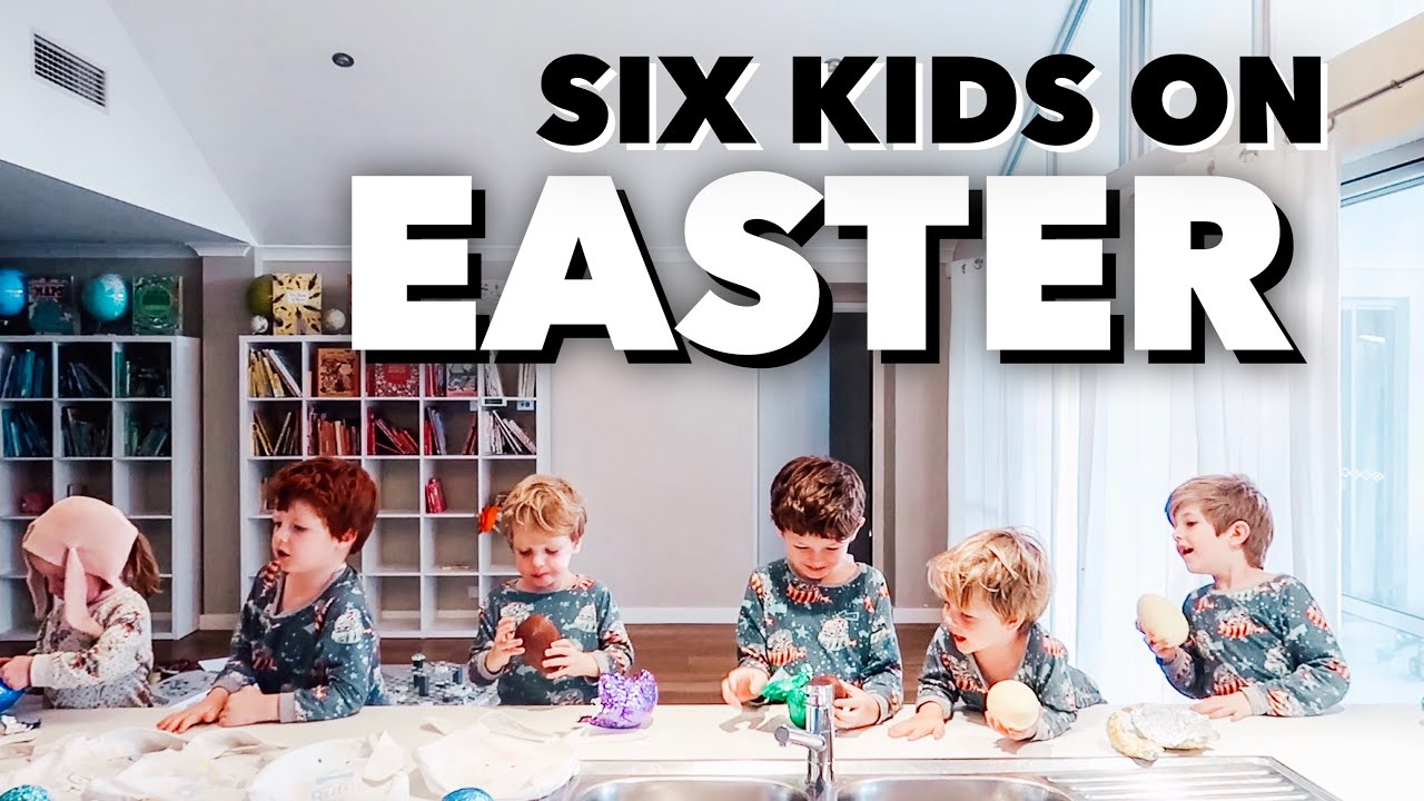 Six Siblings Easter Egg Hunt (& an Easter disaster!) - YouTube