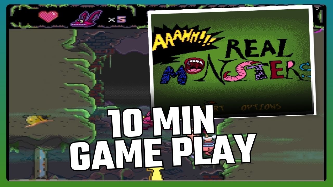 AHH REAL MONSTERS snes Download para PS1 e PS2 e emuladores no PC e ...