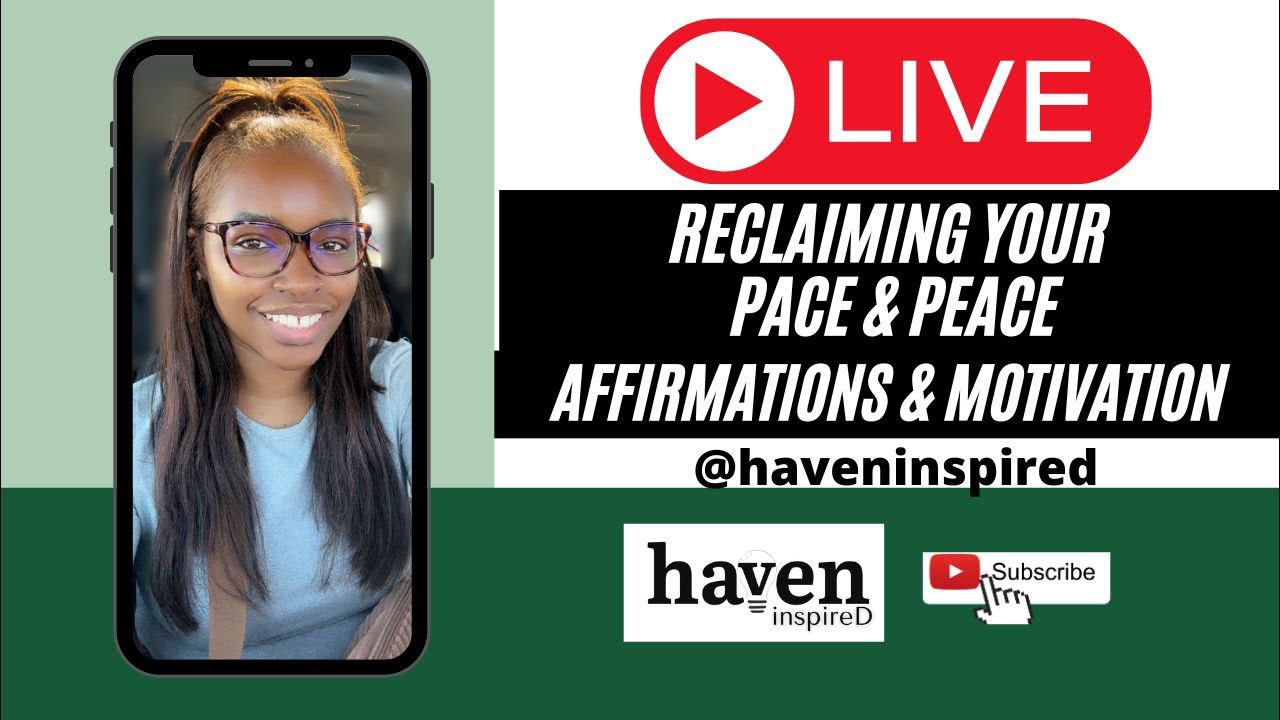 I’m Not Behind : Reclaiming My Pace and Peace - YouTube