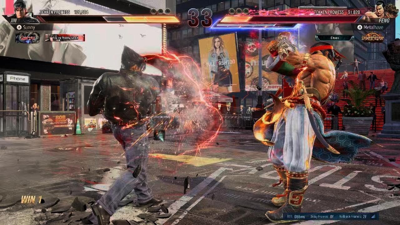 TEKKEN8 Online win-249 & 250 & 251 Jin vs Feng & Lee - YouTube