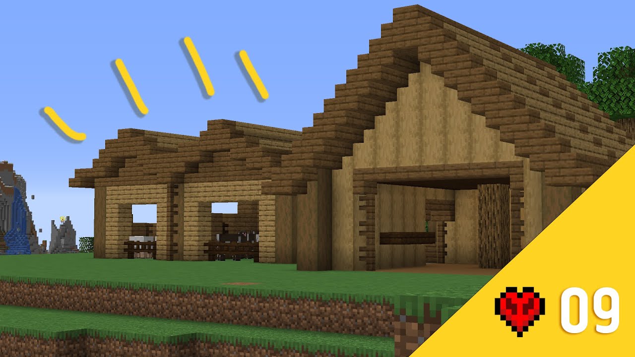 The Barn!!! | Minecraft Hardcore Video 09 - YouTube