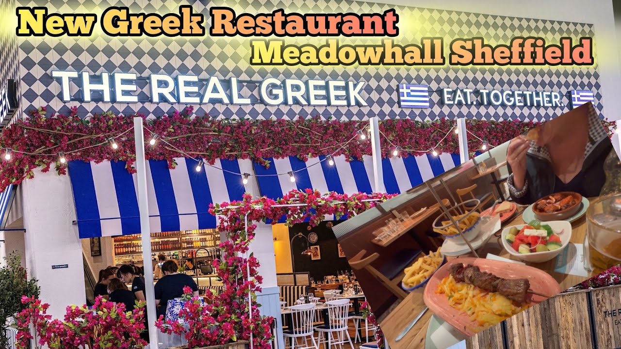The Real Greek Restaurant, Meadowhall, Sheffield, Food Review - YouTube