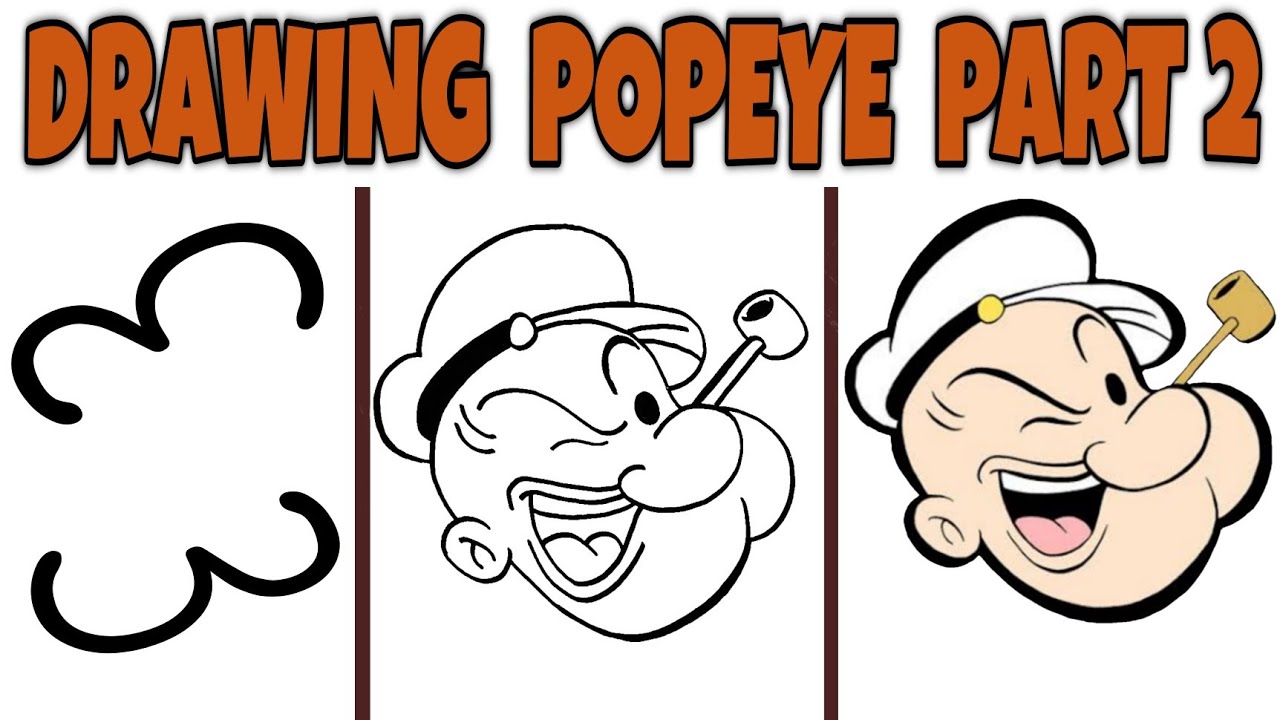 HOW TO MAKE POPEYE. | HOW TO MAKE POPEYE FACE FROM 3 - YouTube