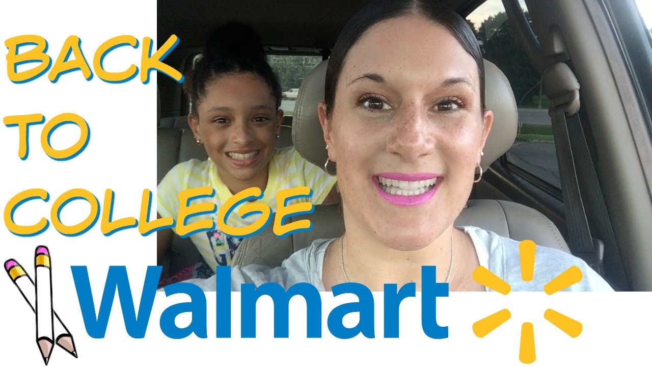 *LIVE* WALMART WALK THRU | BACK TO COLLEGE SUPPLIES 2017 - YouTube