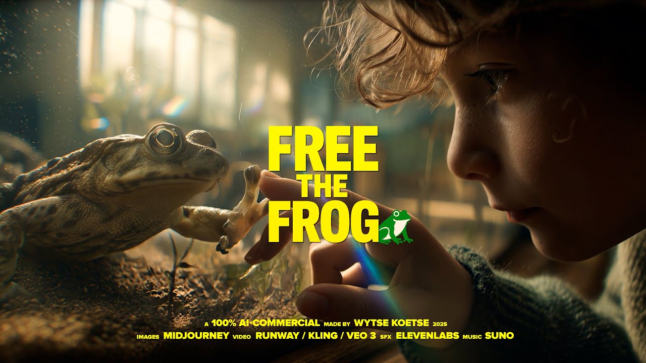 100% AI-Generated Commercial | "Free the Frog" (2025) - YouTube