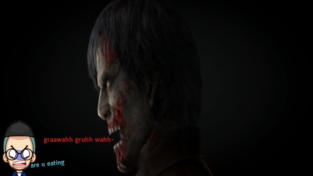 This dumb character is taiking to zombie (resident evil survival unit ...