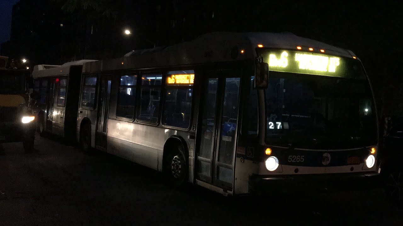 MTA NYC Bus New Flyer XN60 #1066/NovaBus LFSA #5265 Bx6 - YouTube