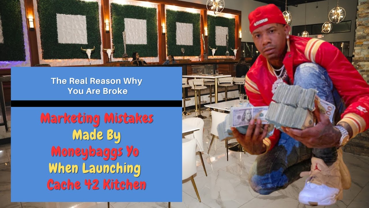 MARKETING MISTAKES Made By MONEYBAGGS YO When Launching Cache 42 ...