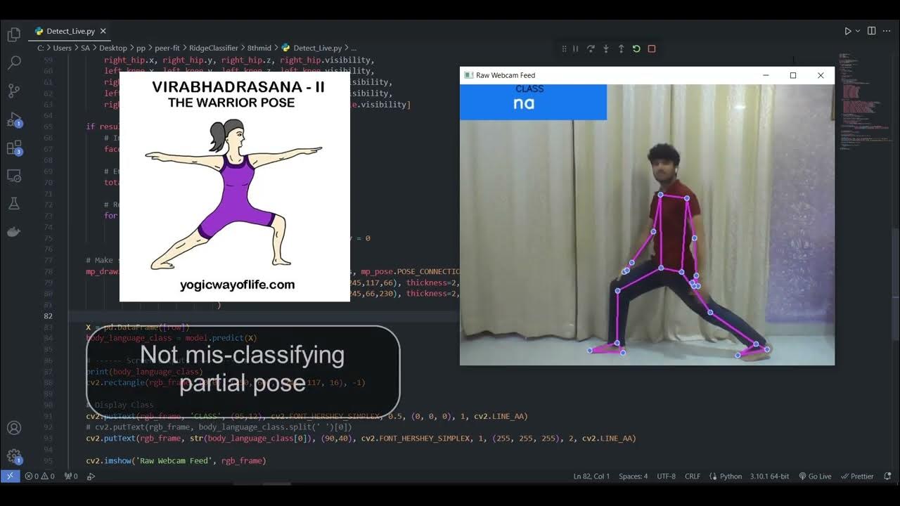 Realtime Yoga Pose Classifier - YouTube