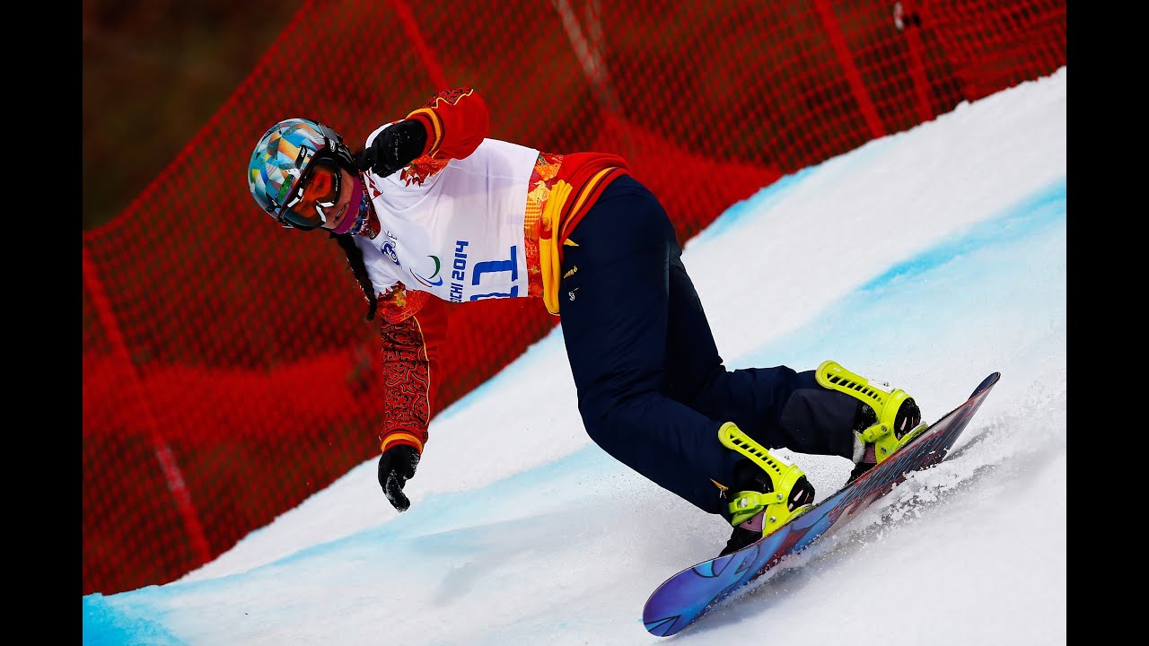 Astrid Paredes (2nd run) | Women's para snowboard cross | Alpine Skiing ...