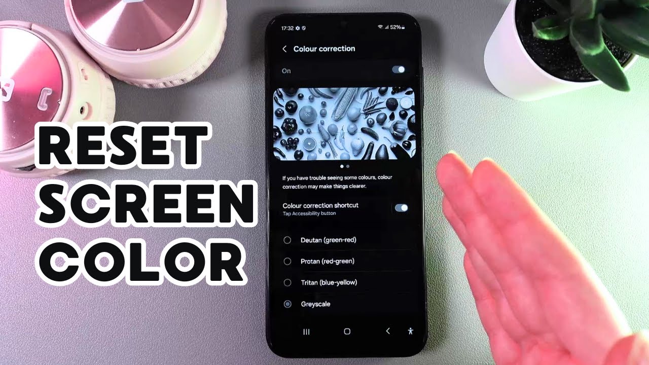 How to Set Screen Color Back To Normal on Samsung Galaxy A14 - YouTube