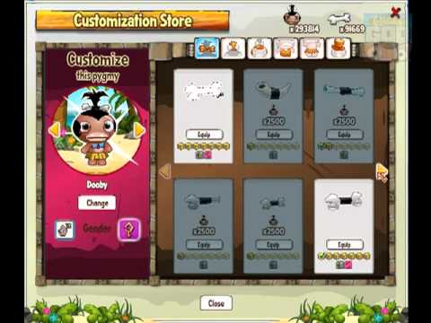 Pocket God Facebook: Customisation - YouTube