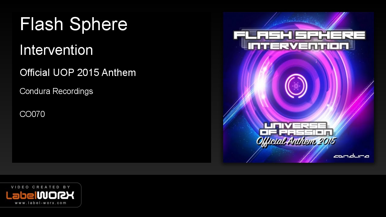 Flash Sphere - Intervention (Official UOP 2015 Anthem) - YouTube