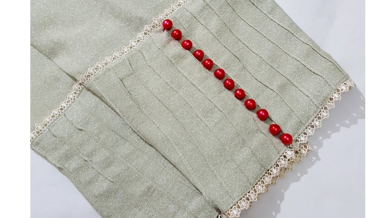 Beautiful capri bottom design cutting and stitching - YouTube