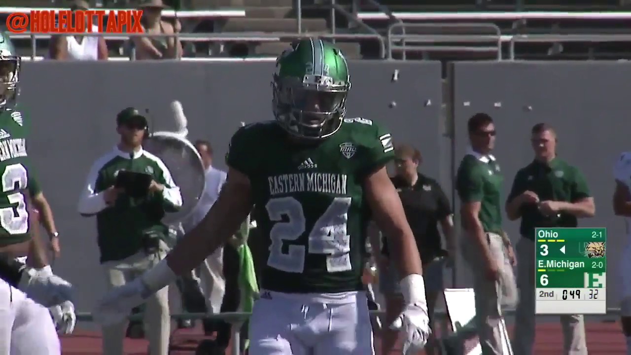 Brody Hoying || Elite Ball Hawk || Hybrid Safety Eastern Michigan ...