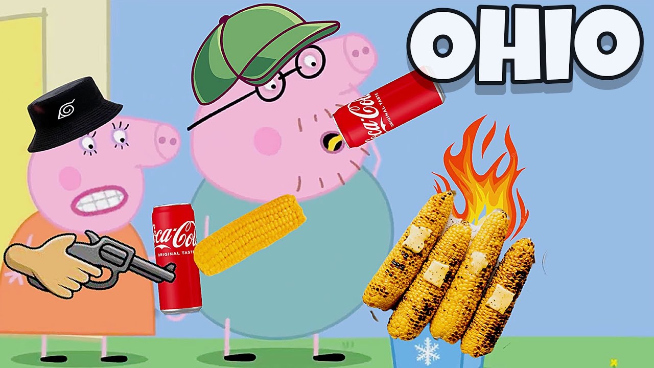 Crazy guests at Peppa Pig's house / Ohio memes - YouTube