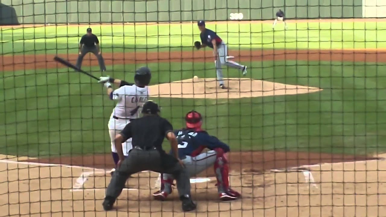 Winston-Salem SS/3B Chris Curley 2013 Homer Reel - YouTube