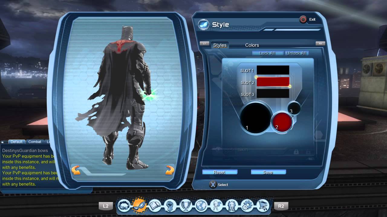 DCUO Arkham Knight Batman Beyond Style - YouTube