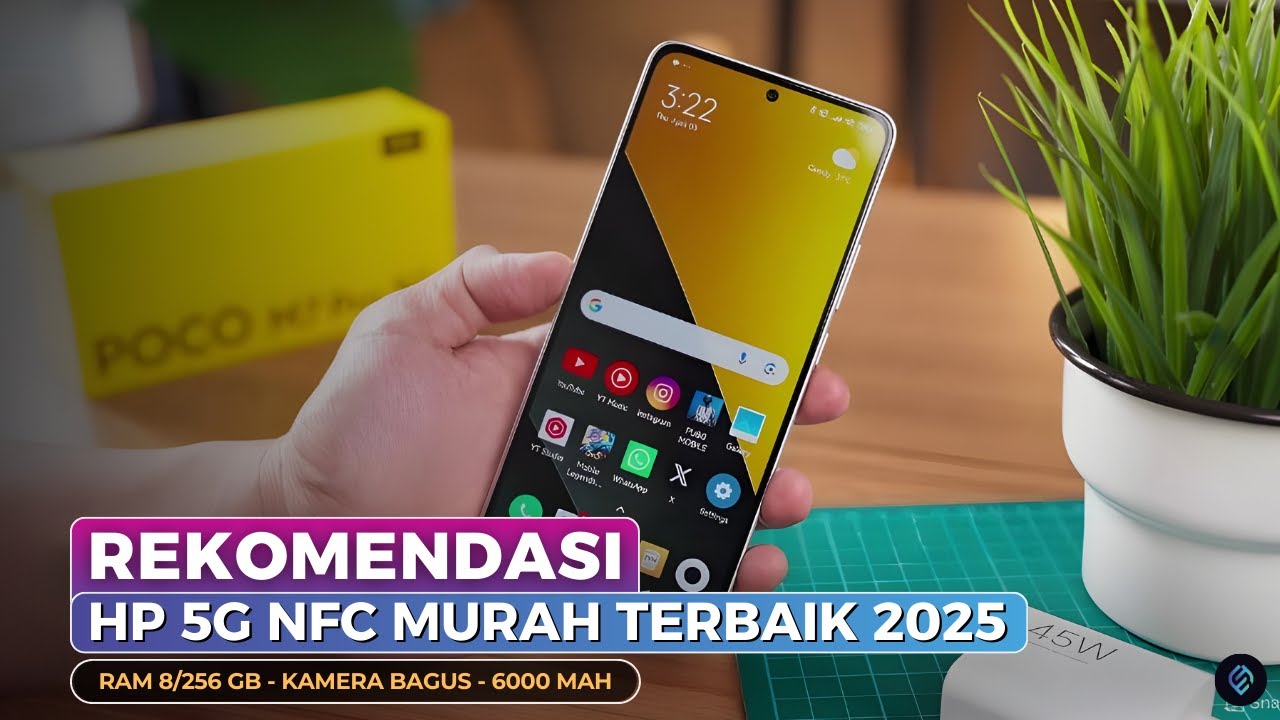 7 Rekomendasi HP 5G NFC Termurah dan Terbaik di Tahun 2025 - YouTube
