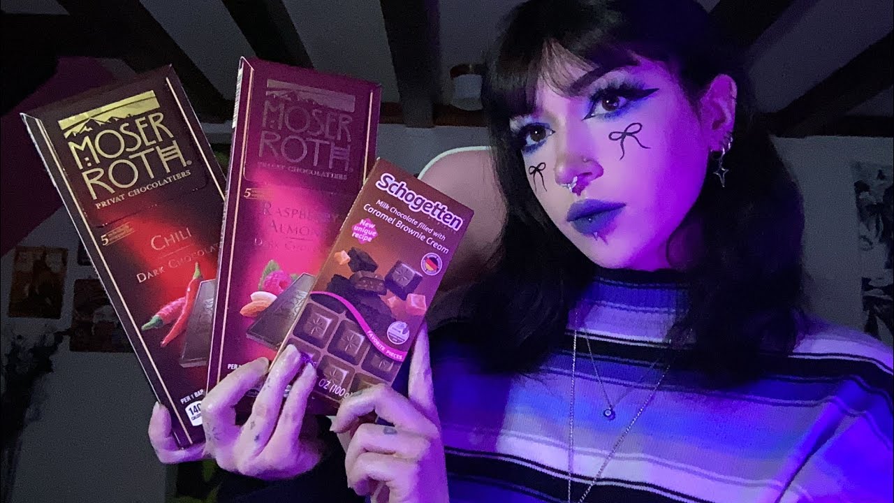 Chocolate Tapping & Scratching ASMR | Eating Sounds, Rambling ...