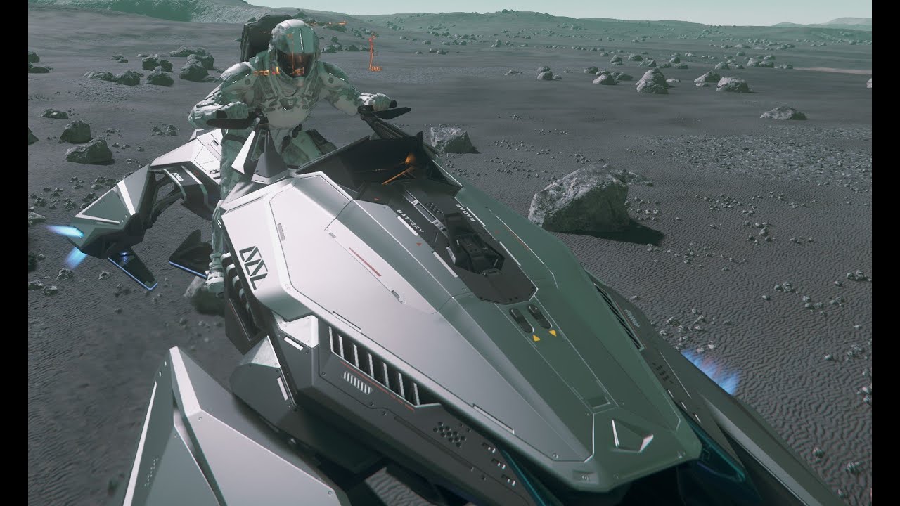Star Citizen HoverQuad Bike Hard Road - YouTube