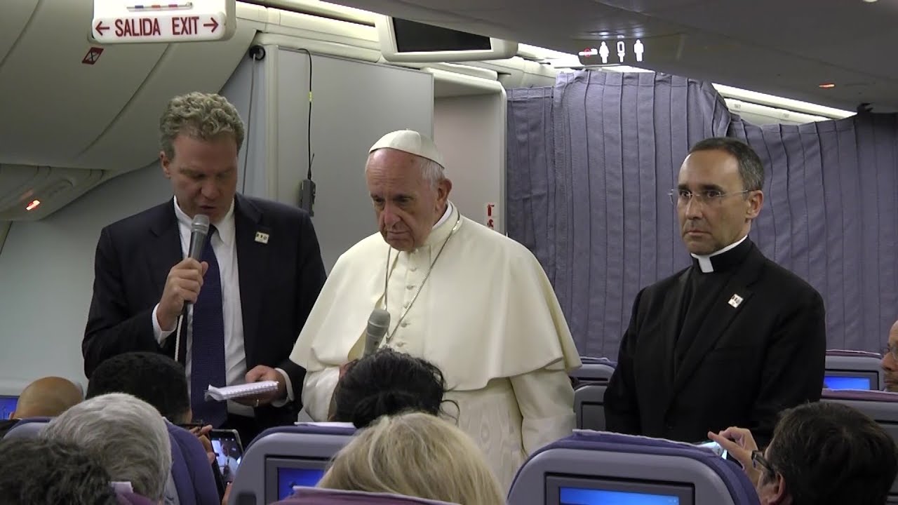 Pope Francis: I apologize to victims if my words offended them - YouTube