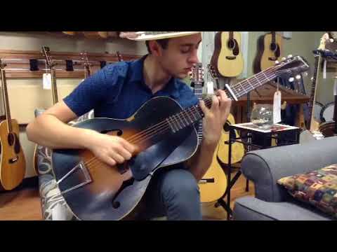 Julian Davis plays our Kalamazoo KG-21 archtop guitar - YouTube
