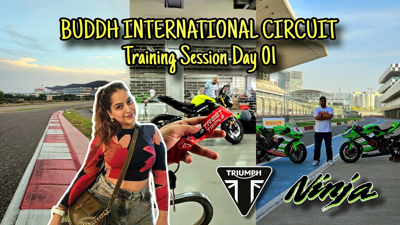 Day 1 at BIC Track Delhi – Thrill Begins! | Track Session Vibes 🏁🔥Moto ...
