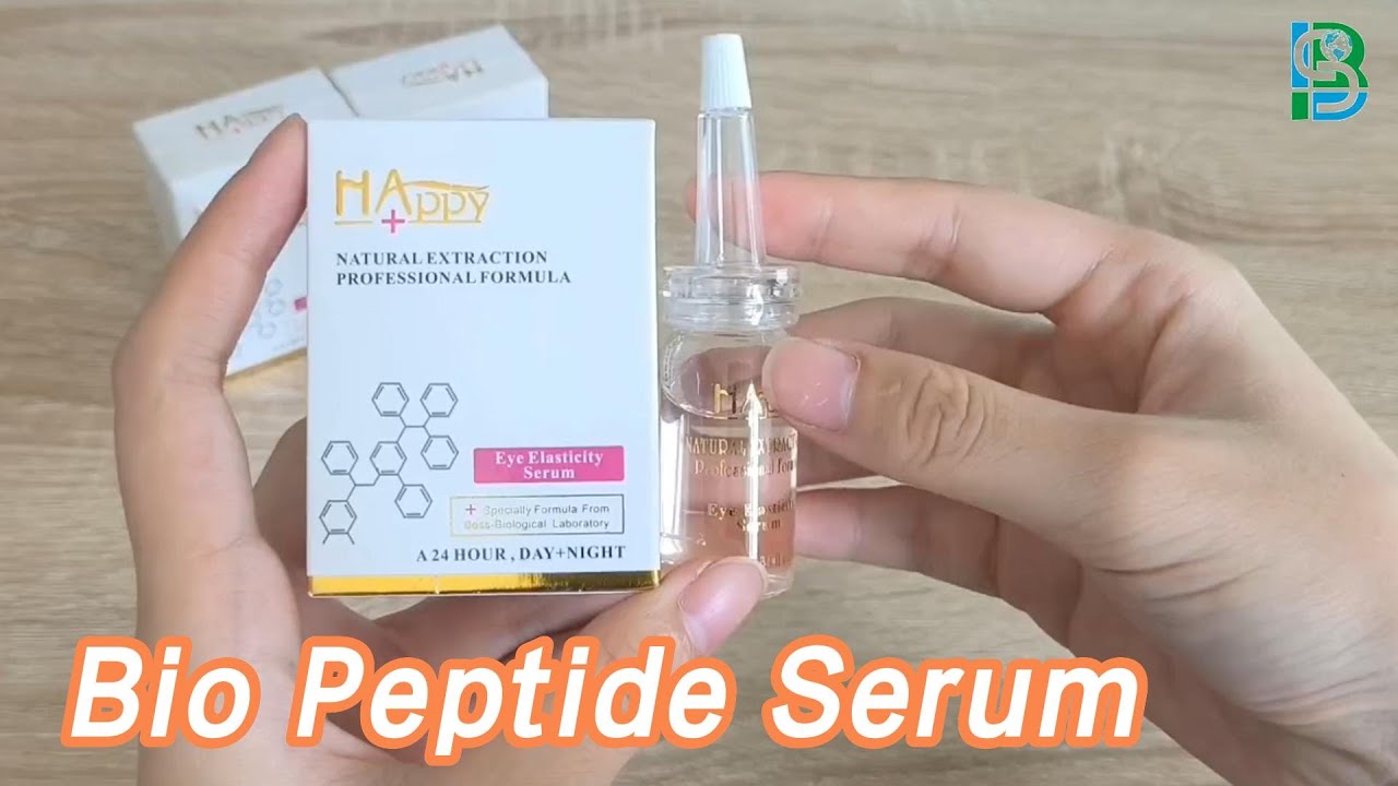 Eye Bio Peptide Serum 10ml Elasticity Anti Aging For Dark Circles - YouTube