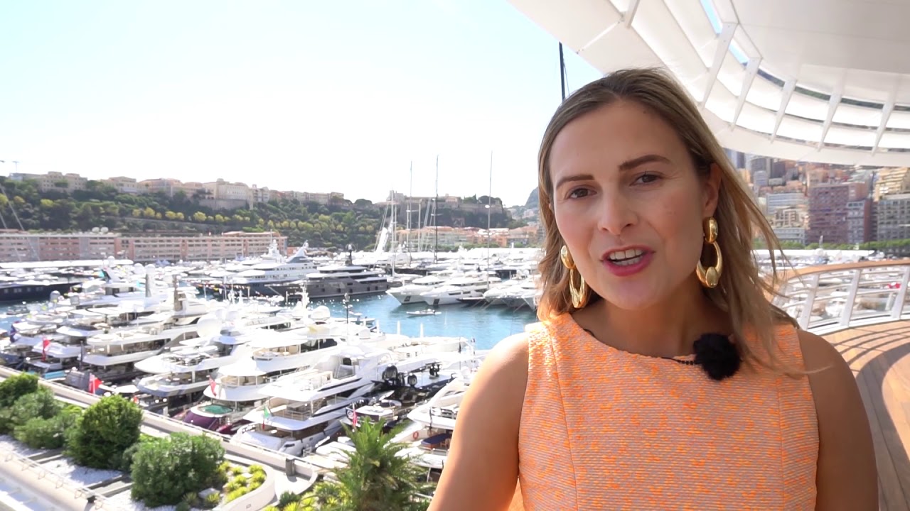 Rose Damen at the Monaco Yacht Show 2018 - YouTube