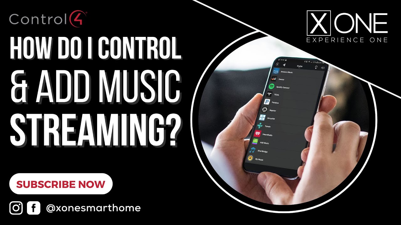 CONTROL4 - HOW DO I CONTROL ADD OR REMOVE MUSIC STREAMING SERVICES - YouTube