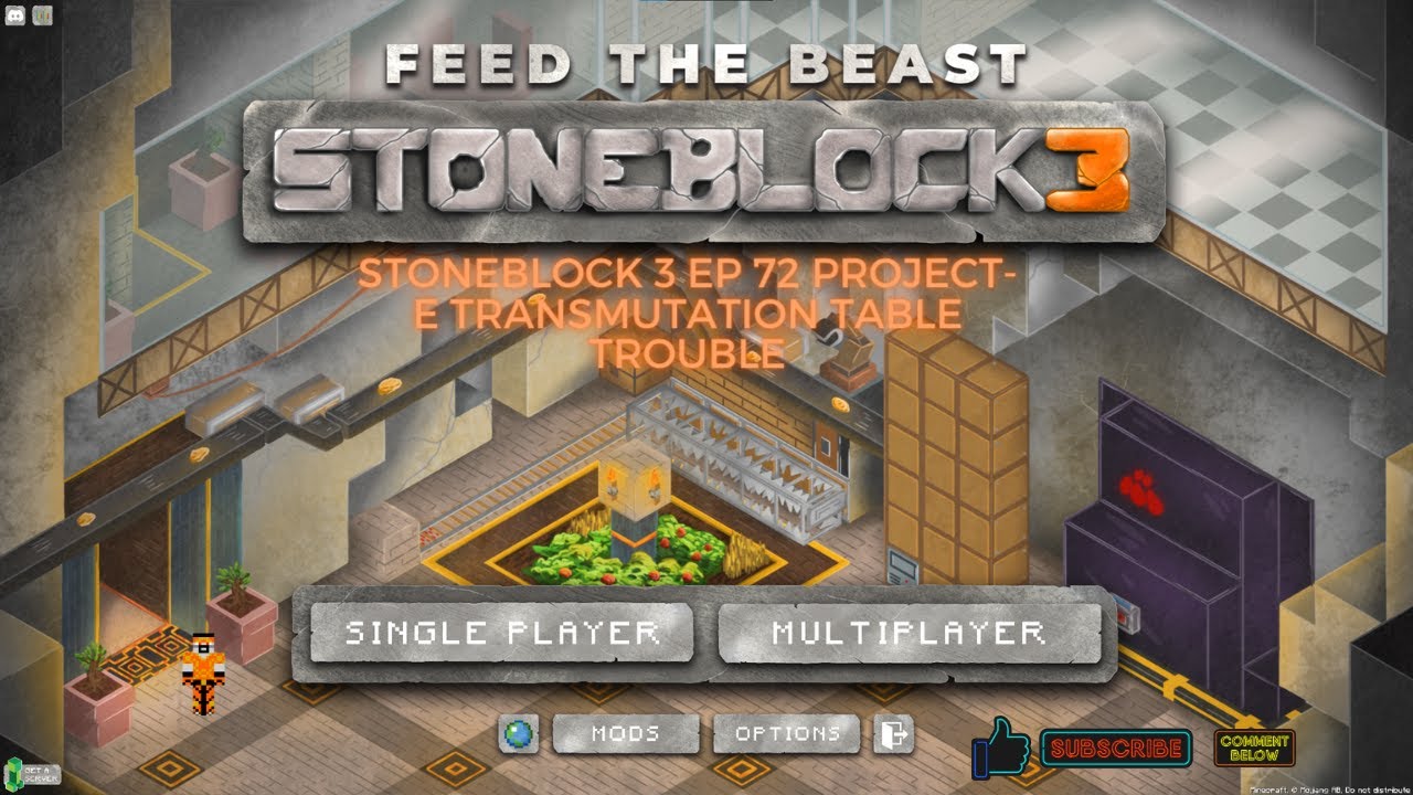 Stoneblock 3 Ep 72 Project-E Transmutation Table Trouble - YouTube