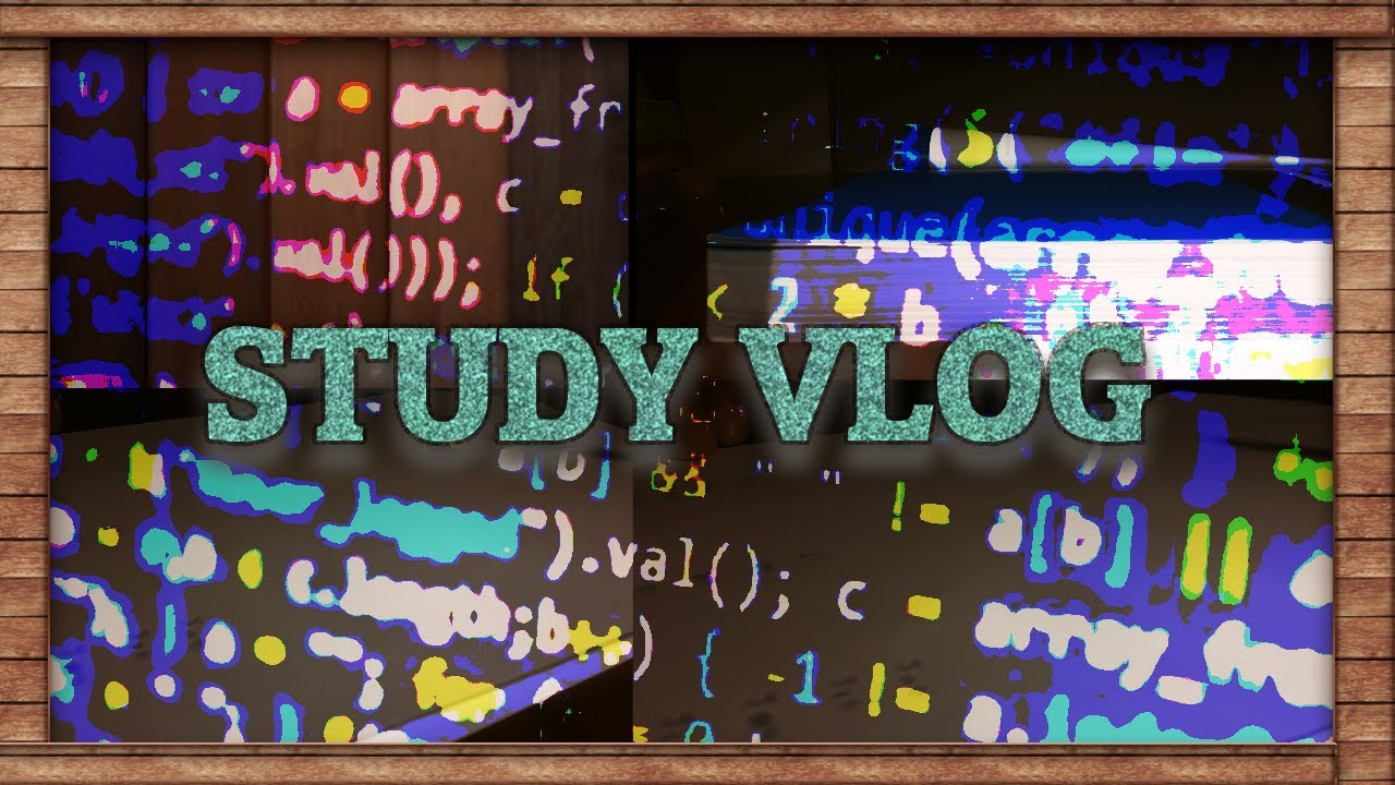 STUDY VLOG | A full day of computer science - YouTube