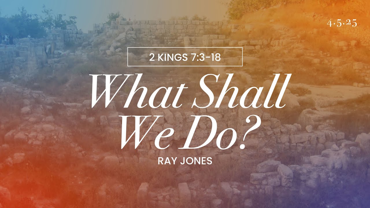 What Shall We Do? - Sermon - YouTube