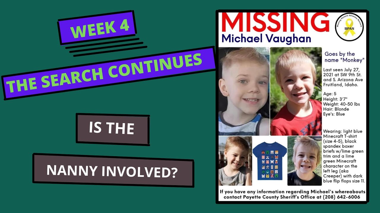 Michael Vaughan: Week 4 Missing - Is Nanny involved in his Disappearance? - YouTube