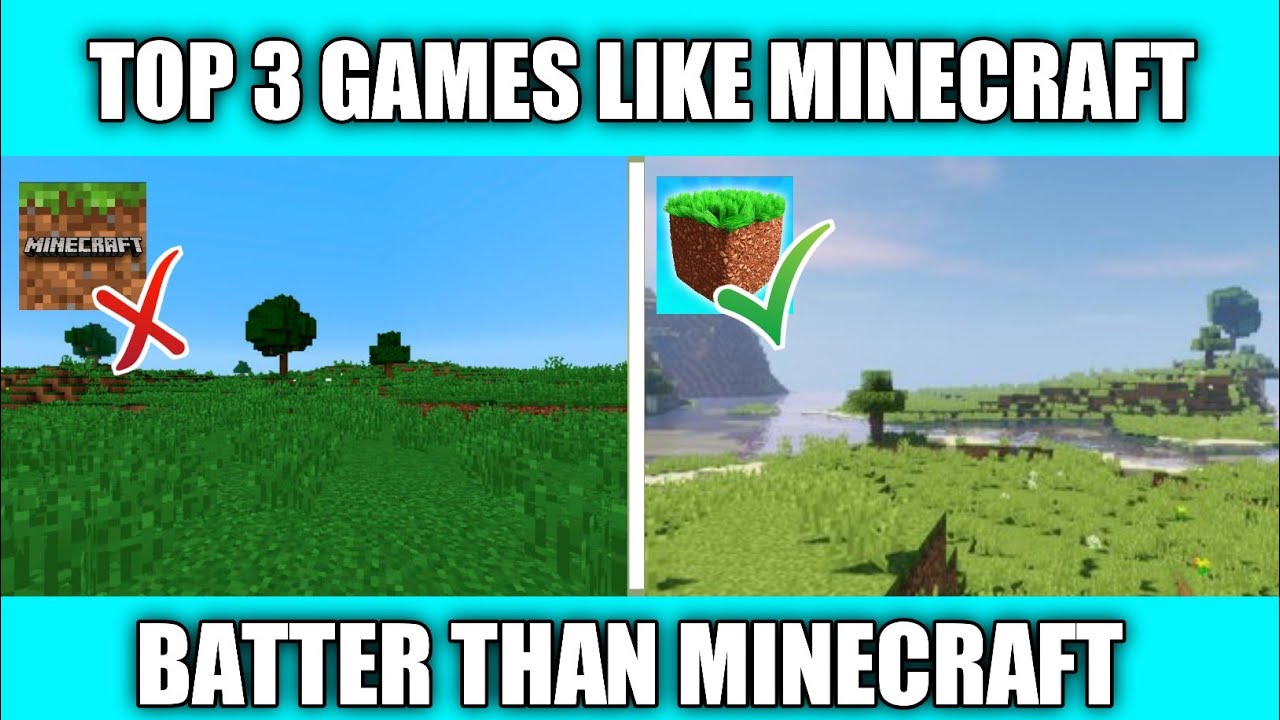 3 Games Like Minecraft🔥|| Pocket Edition || - YouTube
