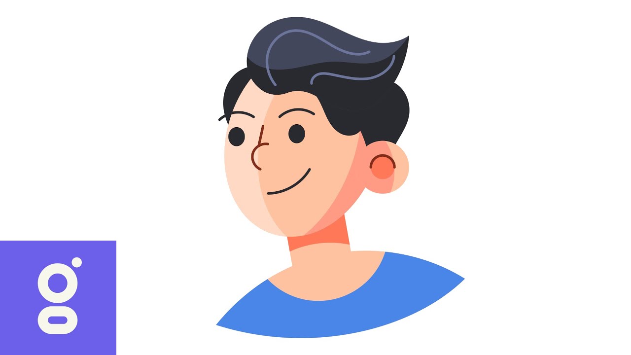 How to Draw 2d Portrait Character Design SUPER EASY in iPad Adobe ...