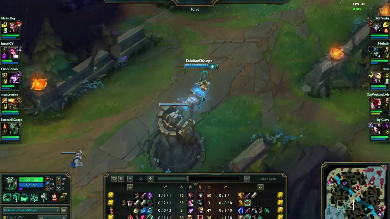 Fiddlesticks Mid v Jhin (Date: 10/22/2016) - YouTube