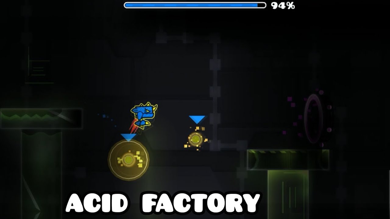 NIVELES ONLINE #85 Acid Factory– Geometry Dash [2.11] - YouTube