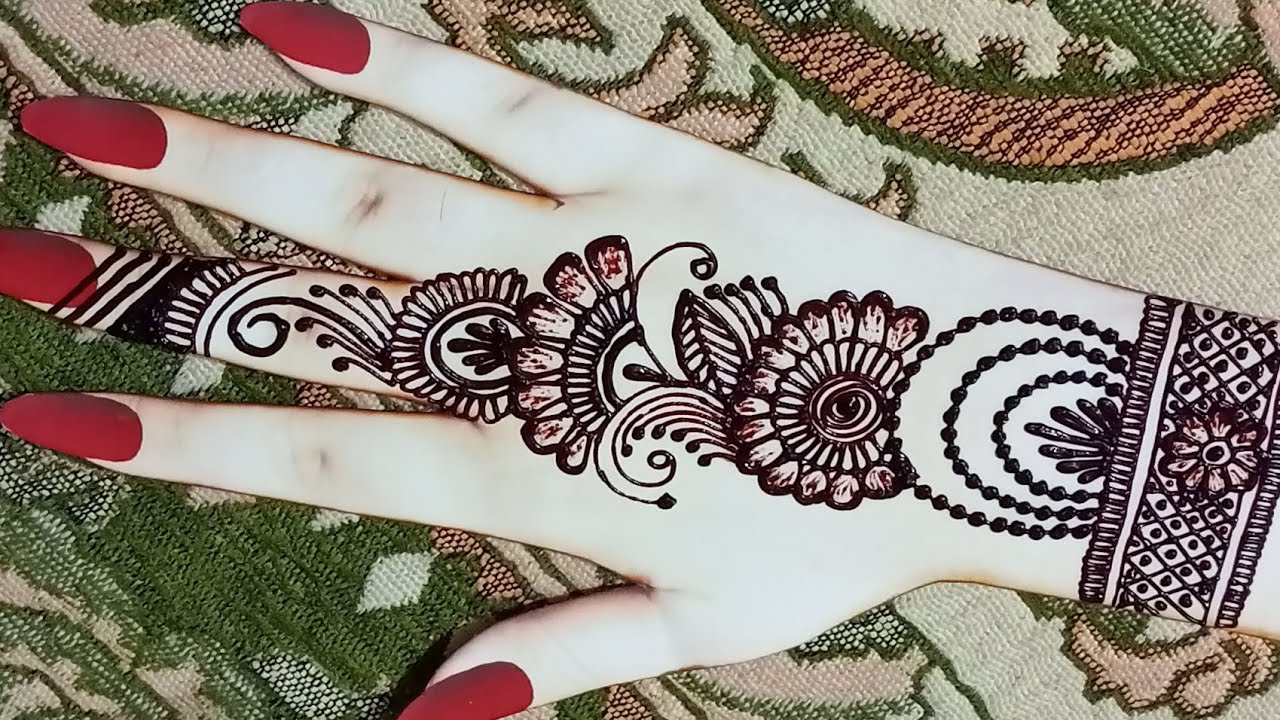 simple party mehndi design | party mehndi | simple mehndi | stylish ...