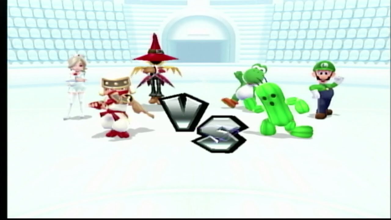 Mario Sports Mix: Team Ninja vs Team Cactuar (Dodgeball) Gameplay HD ...