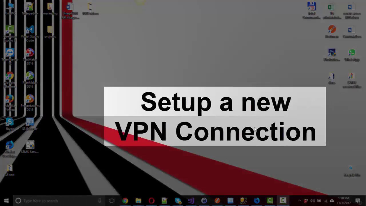 Create a new VPN connection for Plant an App - YouTube