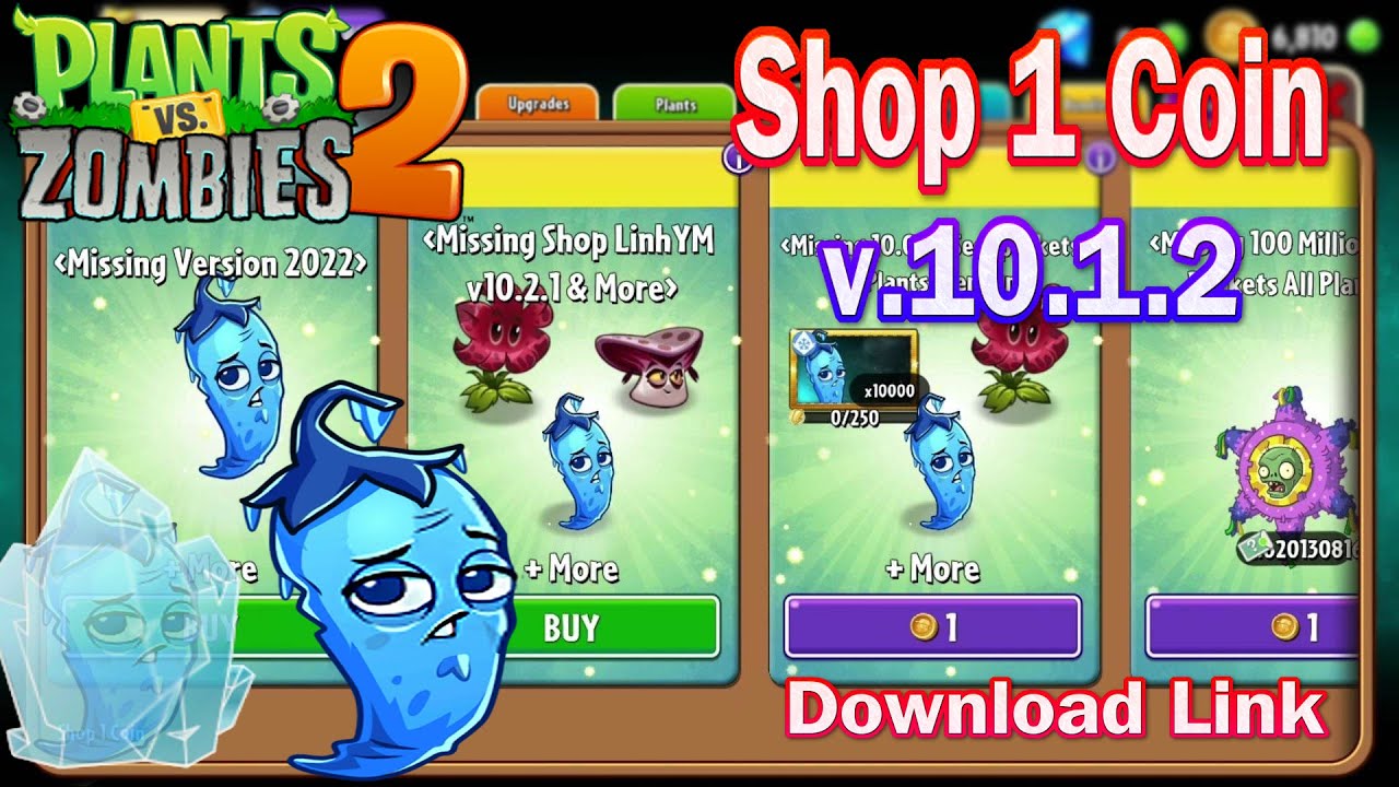 Pvz 2 LinhYM | Shop 1 Coin ( Free Shop ) - New Plants Chilly Pepper in ...