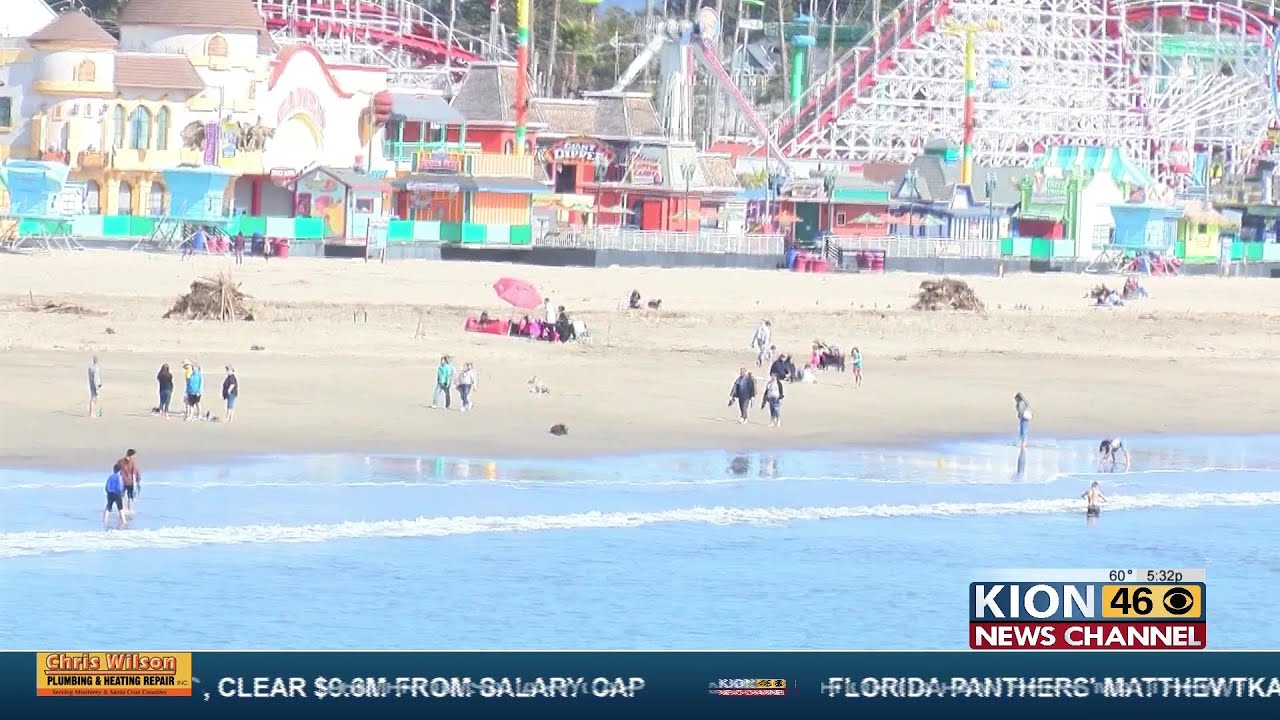 How the Santa Cruz Wharf and surrounding beaches prepare for a sunny ...