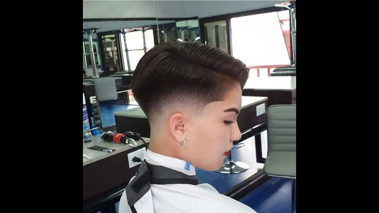 Outstanding undercut for fin hairs // short pixie haircuts - YouTube