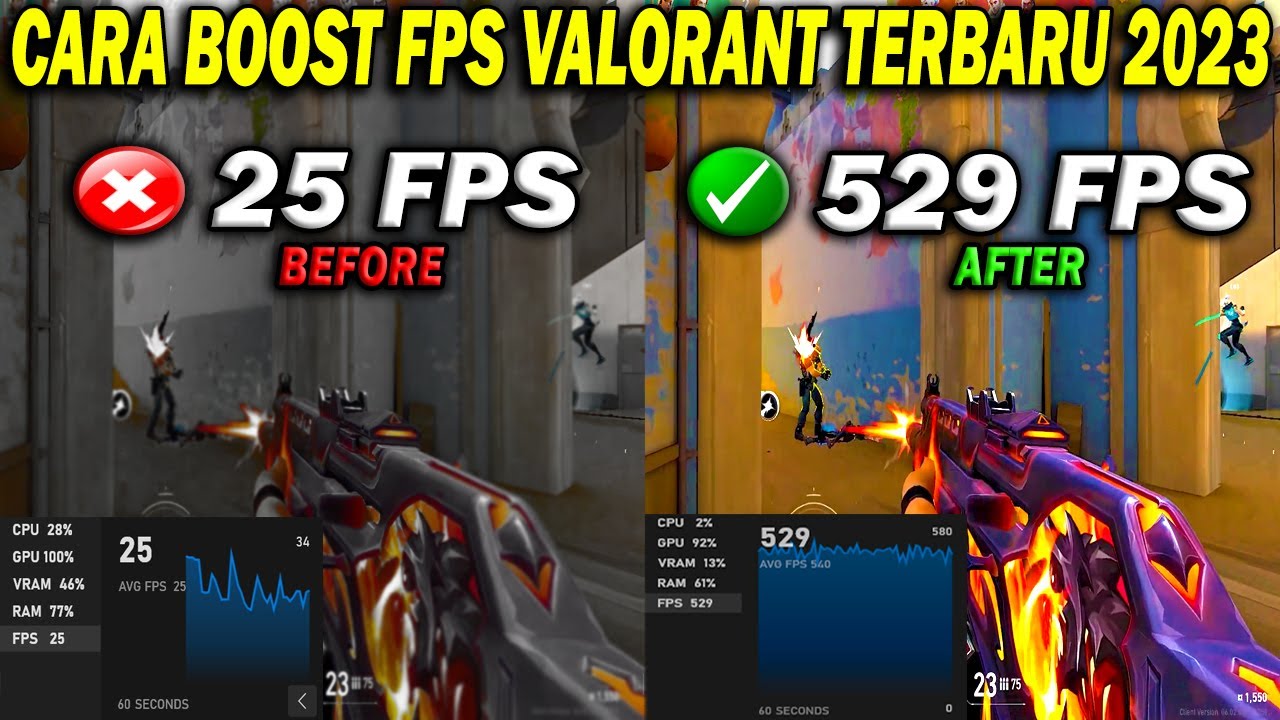 Cara Boost Fps Valorant Terbaru 2023 | Cara Naikin Fps Valorant - YouTube